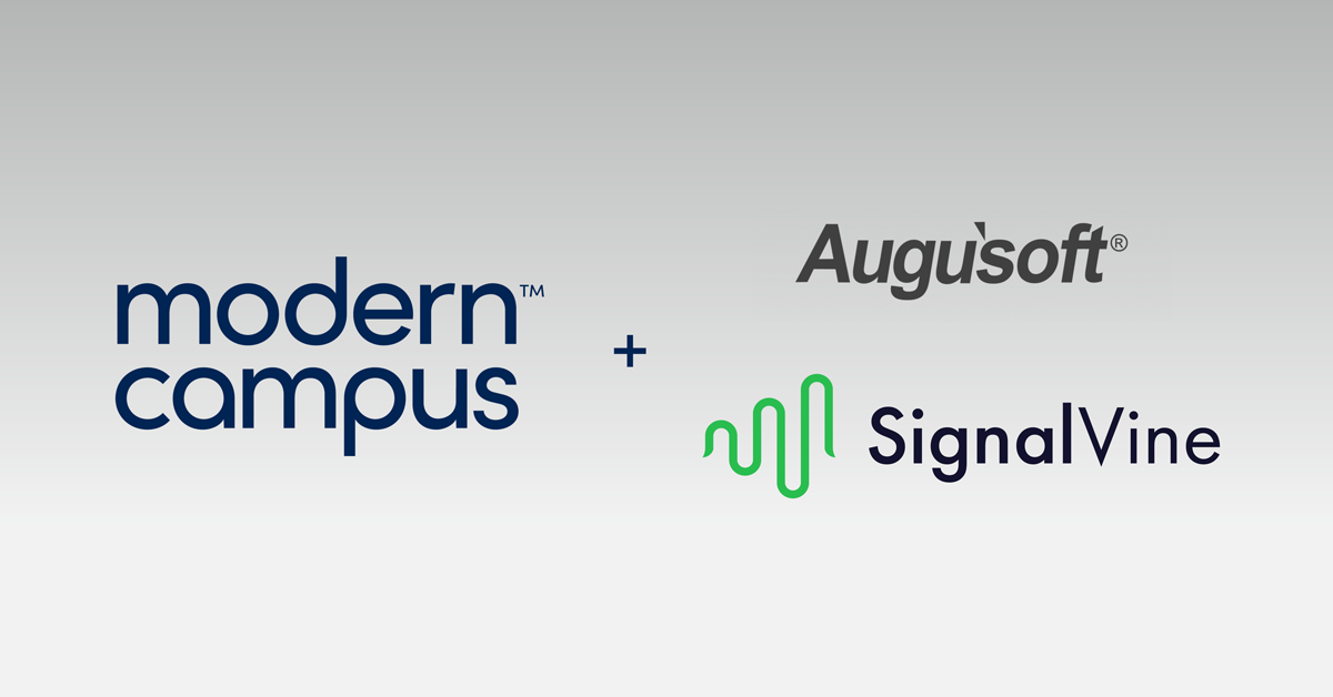 Modern Campus Acquires Signal Vine and Augusoft