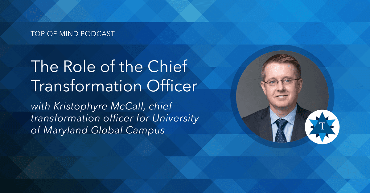 The Role of the Chief Transformation Officer